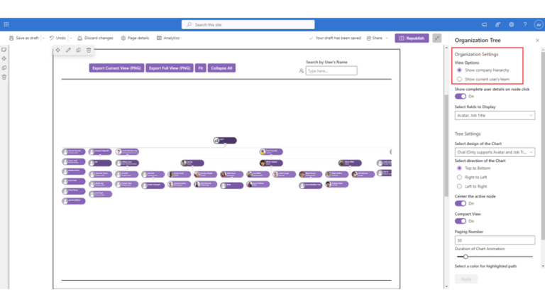 Organization Tree Web Part - SharePoint Org Chart