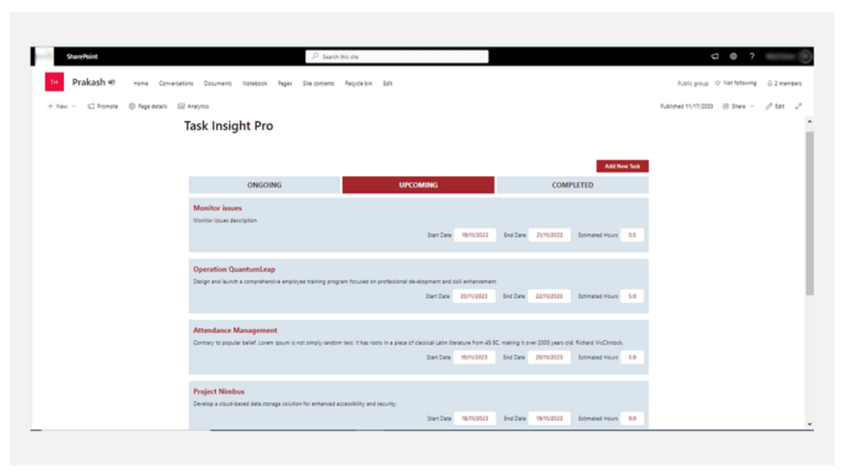 Task Insight Pro - Task Management Tool